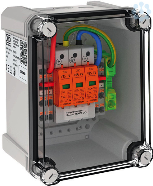 Generatoranschlusskasten 2 PV-String auf 1 WR-MPP 900V DC | Rolf-Weigel GmbH
