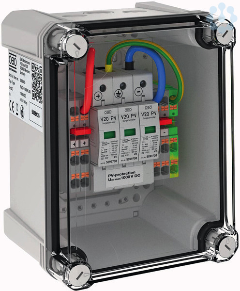Generatoranschlusskasten 2 PV-String auf 1 WR-MPP 1000V DC | Rolf-Weigel GmbH